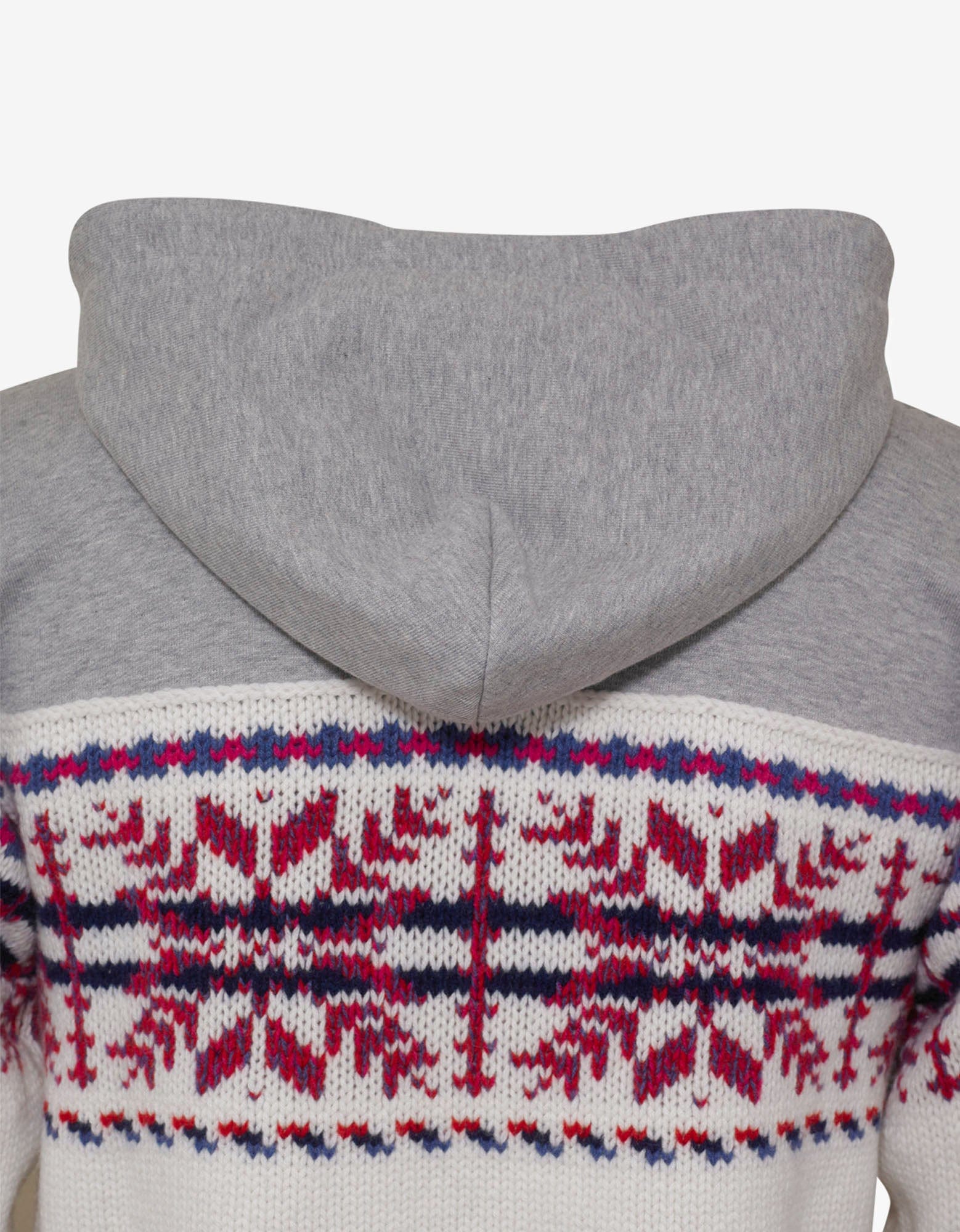 7 Moncler Fragment Hiroshi Fujiwara Fair Isle Panel Hoodie 7 Moncler Fragment Hiroshi Fujiwara Fair Isle Panel Hoodie