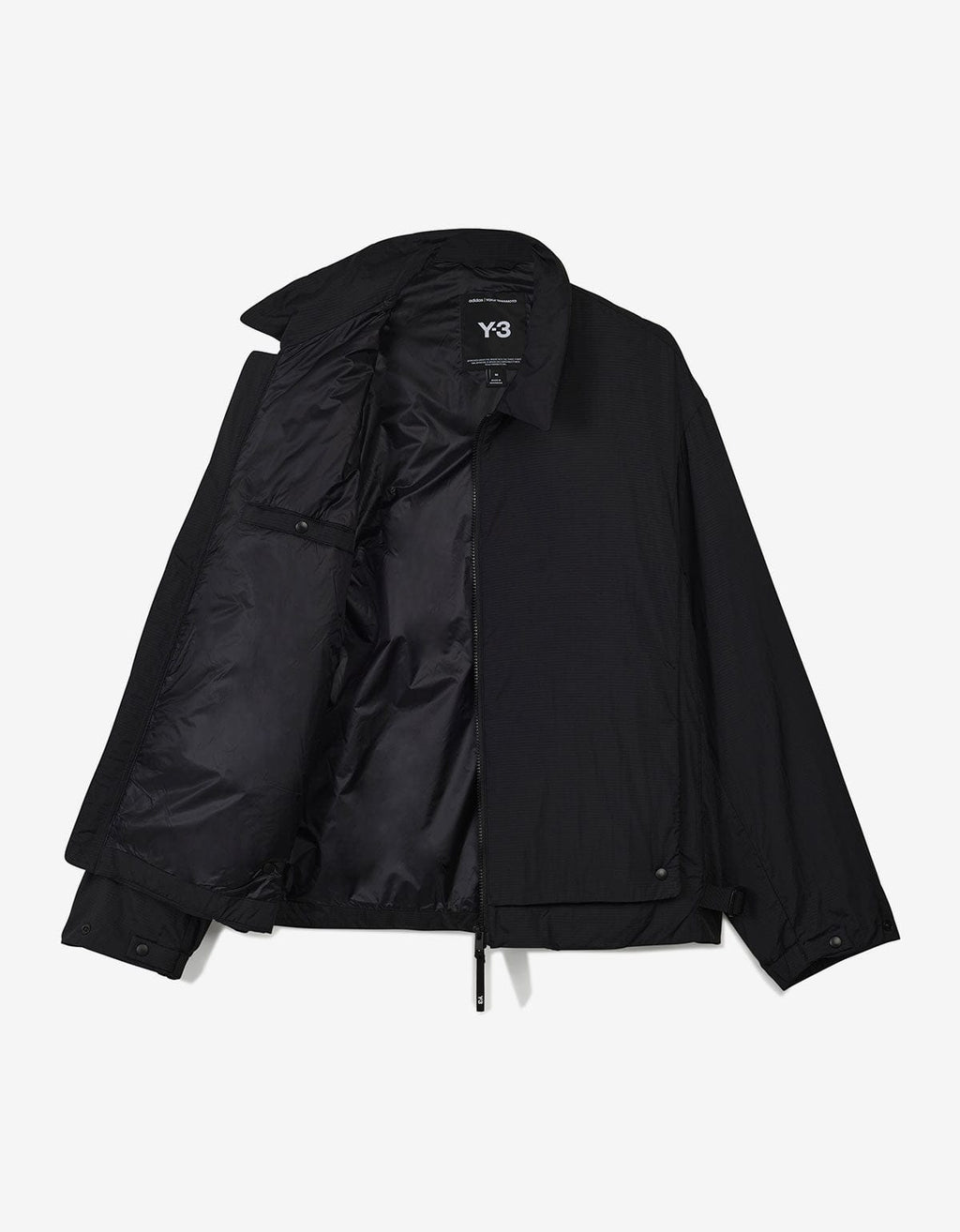 Y-3 Black Padded Liner Jacket – Zoo Fashions