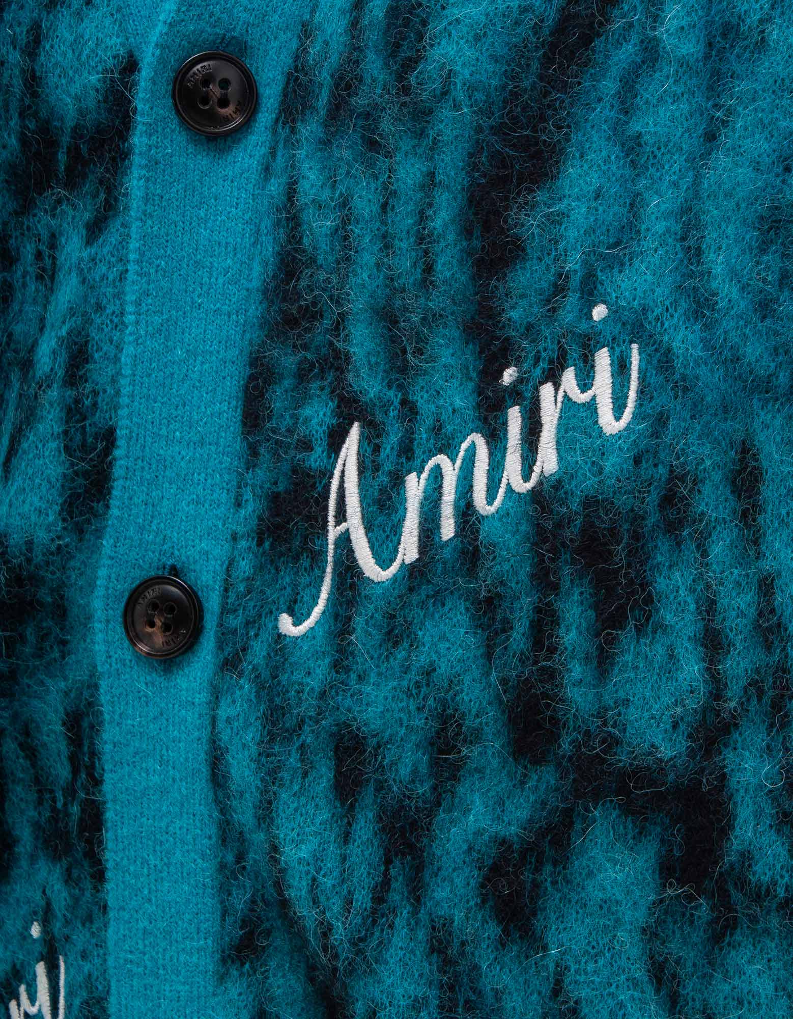 Amiri Blue Mohair Cardigan – Zoo Fashions Amiri Blue Mohair Cardigan – Zoo Fashions