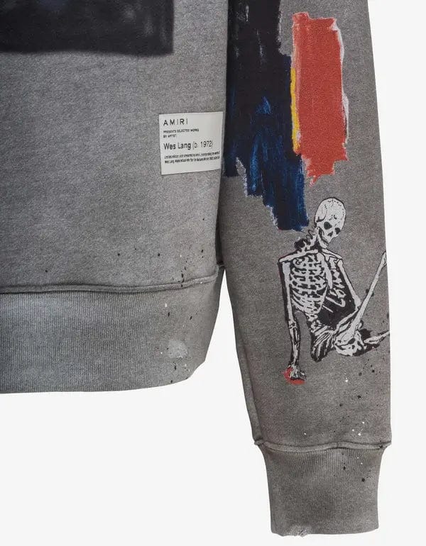 Amiri Wes Lang Blood 38' Grey Hoodie – Zoo Fashions Amiri Wes Lang Blood 38' Grey Hoodie – Zoo Fashions