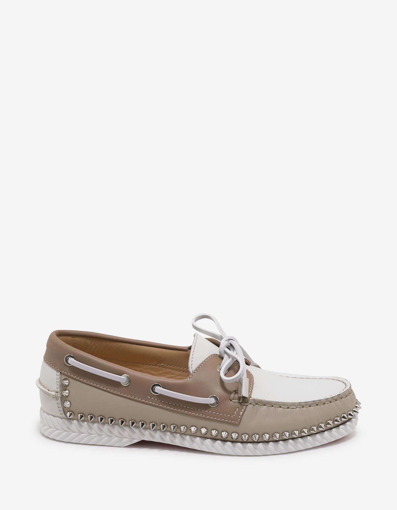Christian Louboutin Steckel Colombe Beige Boat Shoes – Zoo Fashions