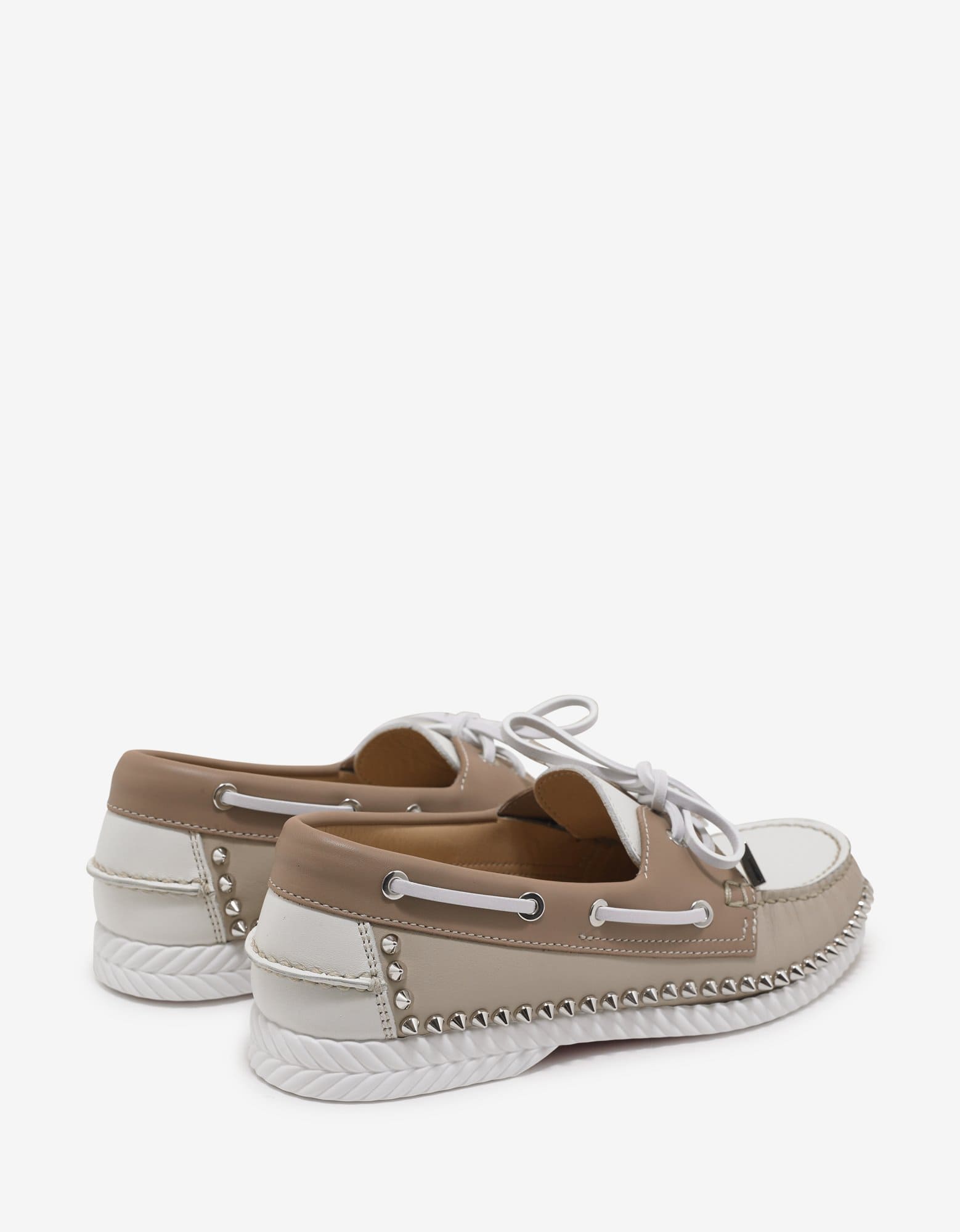 Christian Louboutin Steckel Colombe Beige Boat Shoes – Zoo Fashions