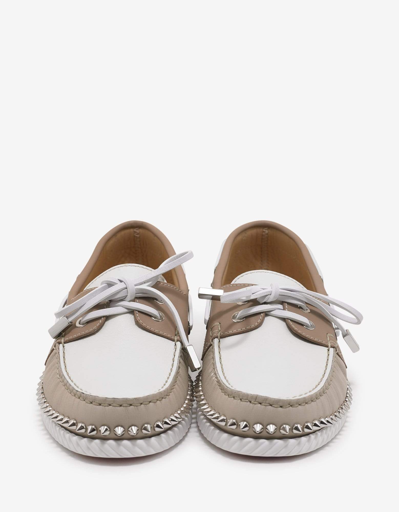 Christian Louboutin Steckel Colombe Beige Boat Shoes – Zoo Fashions