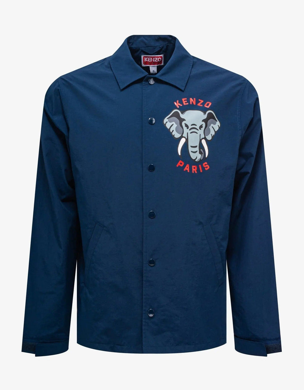 Kenzo Blue 'Kenzo Elephant' Coach Jacket – Zoo Fashions
